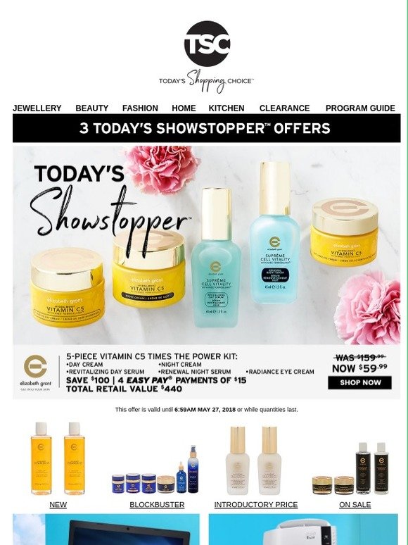 The Shopping Channel: Today's Showstopper™ - Elizabeth Grant | Milled