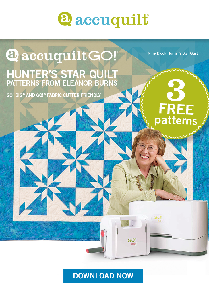 Keepsake Quilting: AccuQuilt GO! Hunter's Star Quilt Patterns From ...