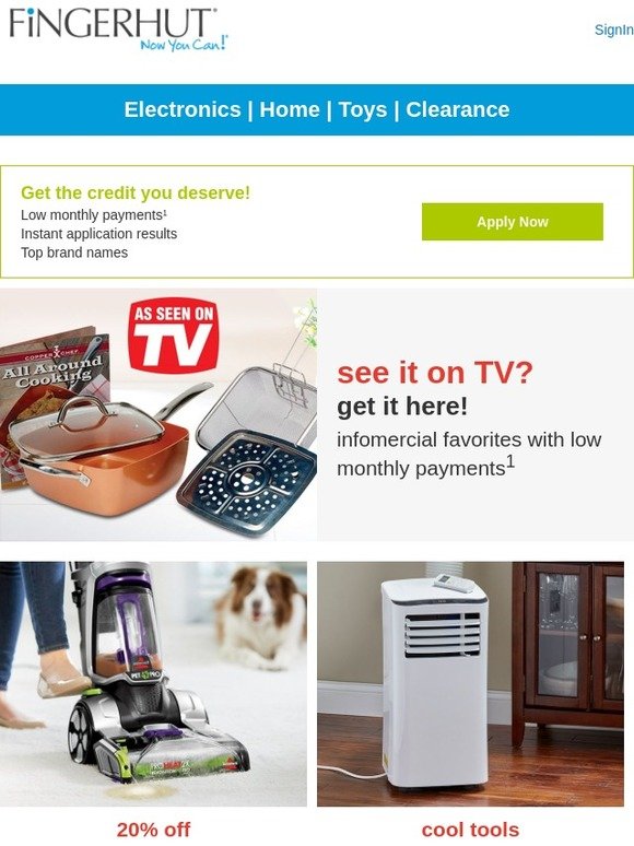 Fingerhut: Fingerhut: Infomercial favorites – As Seen on TV items! | Milled