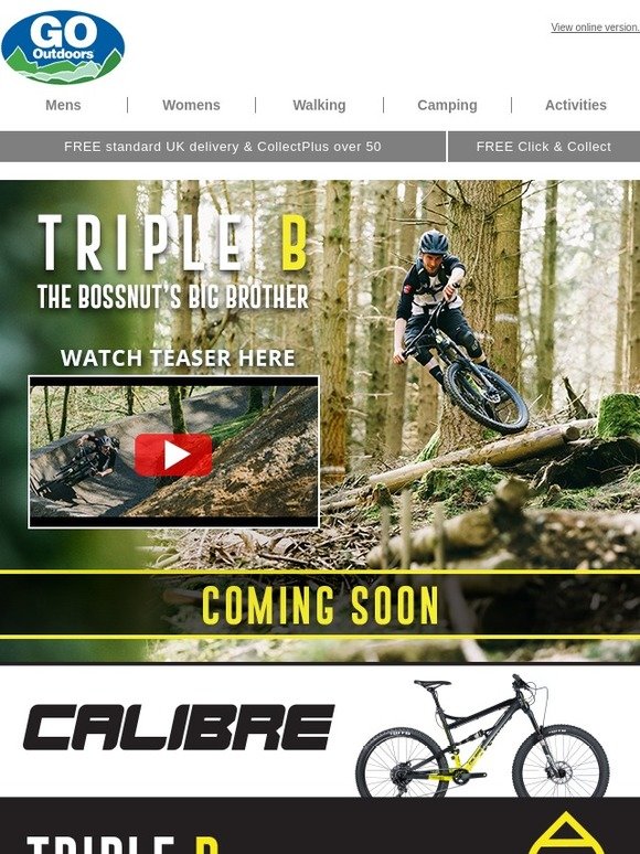 Go Outdoors: Coming soon: The Calibre Triple B. Be the first to know ...