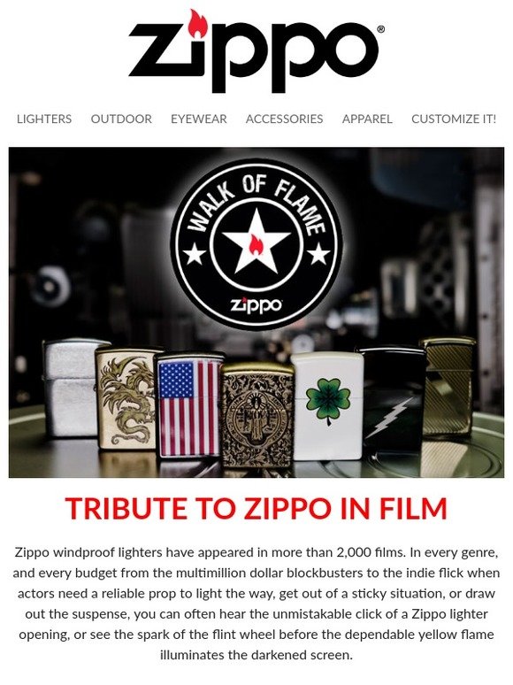 Zippo: 🌟 See A Zippo Lighter In A Movie? | Milled