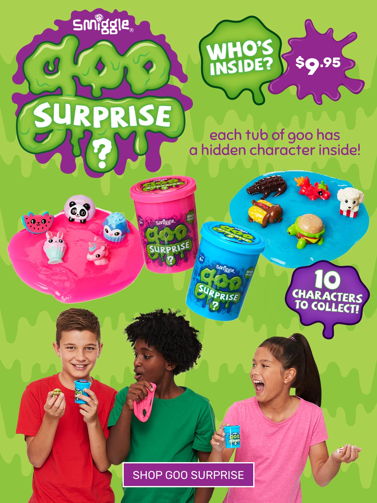 Smiggle: Surprise! Who will you find in your goo? 🦄🍔🐼🍩 | Milled