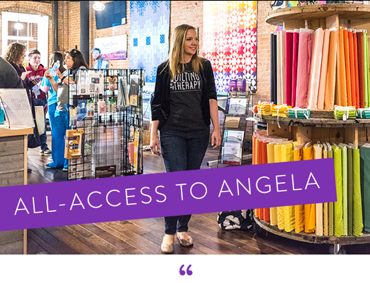 Craftsy: Introducing True Up with Angela Walters! | Milled