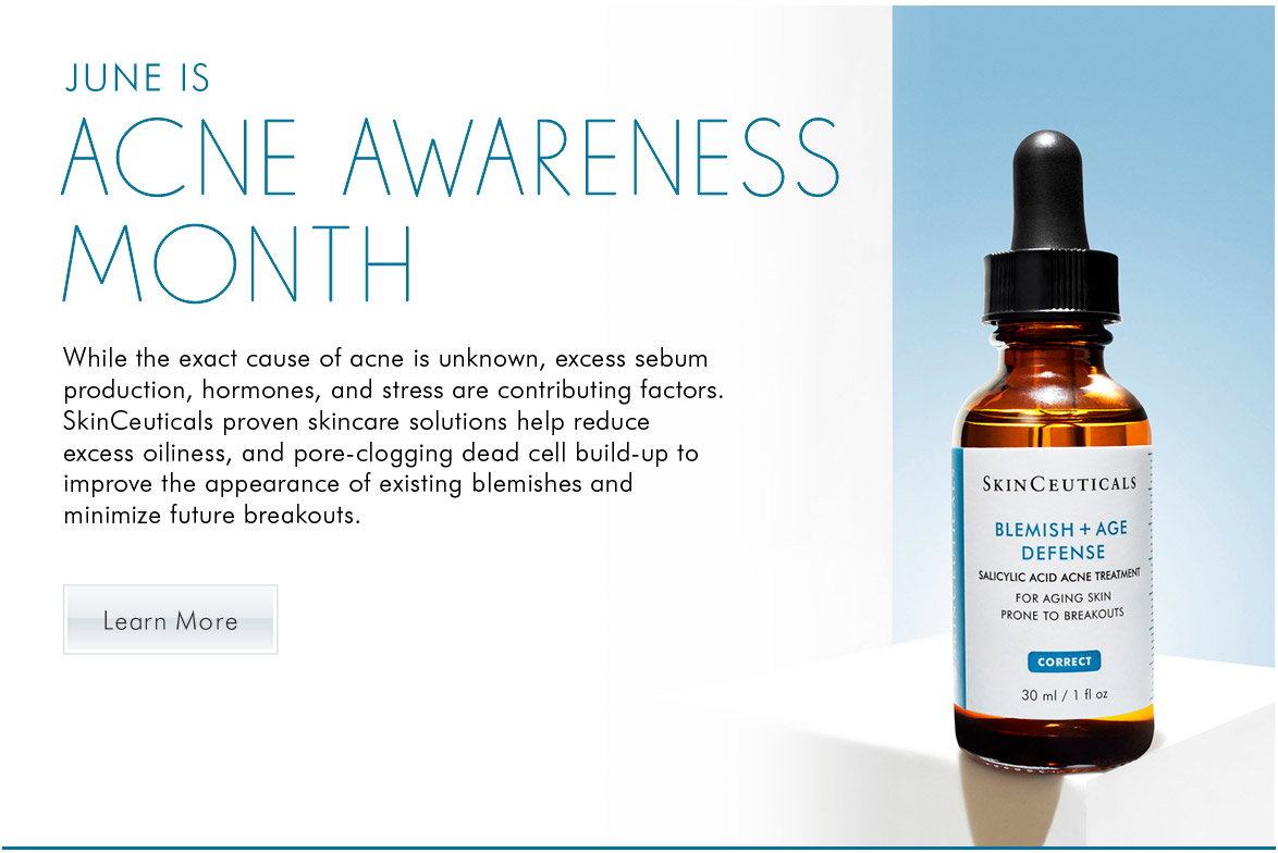 Skinceuticals: Acne Awareness Month | Milled