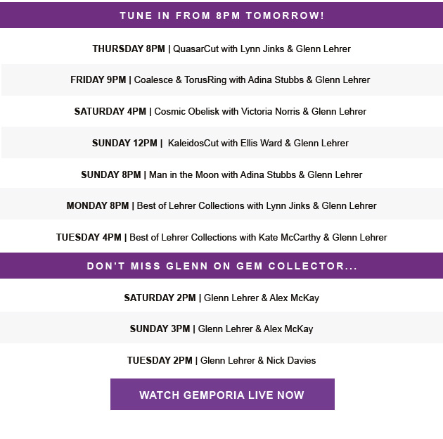 Gemporia: View Our Gem-Packed Schedule! | Milled