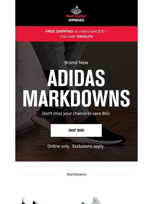 Foot Locker: New adidas markdowns – check it out! | Milled