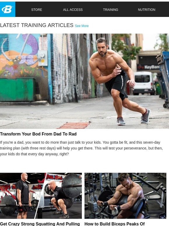 Bodybuilding: Transform Your Dad Bod | Get Crazy Strong | Bicep Peaks ...