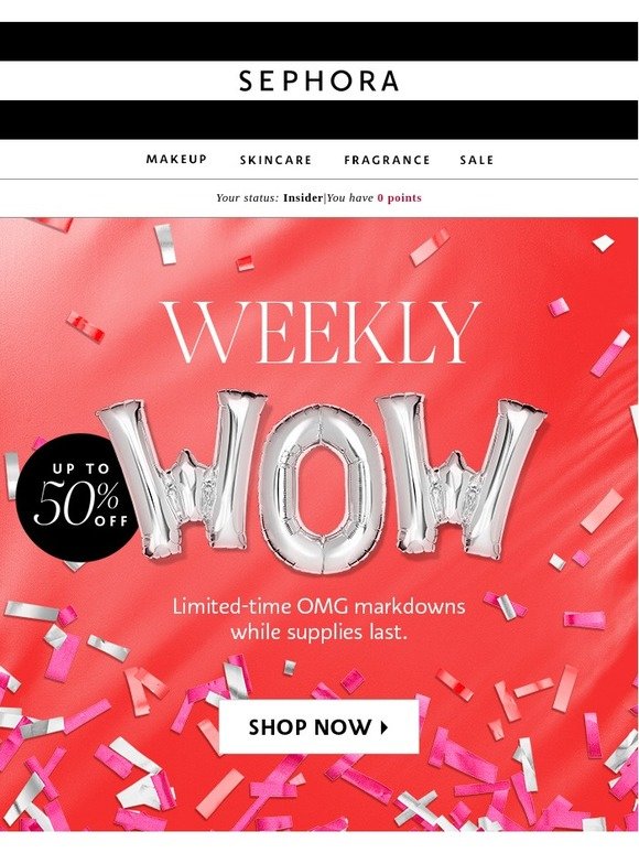 Sephora: New picks added to Weekly Wow | Milled