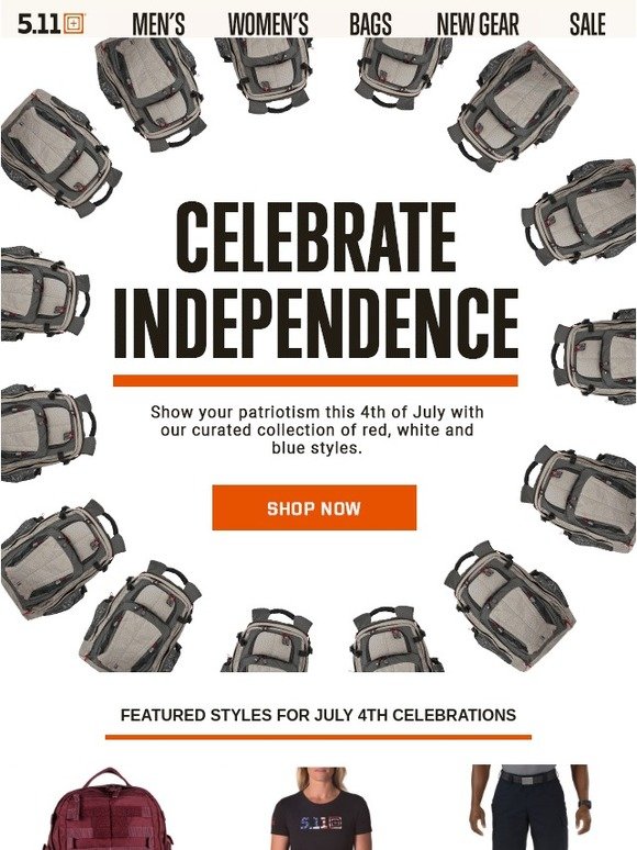 5.11 Tactical: Exclusive Styles for Celebrating 4th of July | Milled