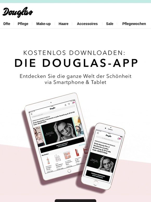 Douglas: Die Douglas-App: jetzt kostenlos downloaden | Milled