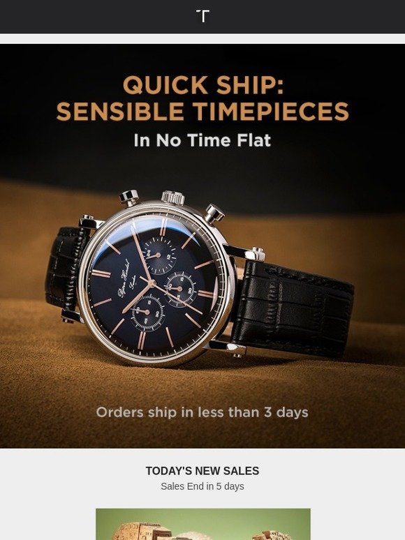 Touch of Modern: These watches ship fast - get them before they're gone ...