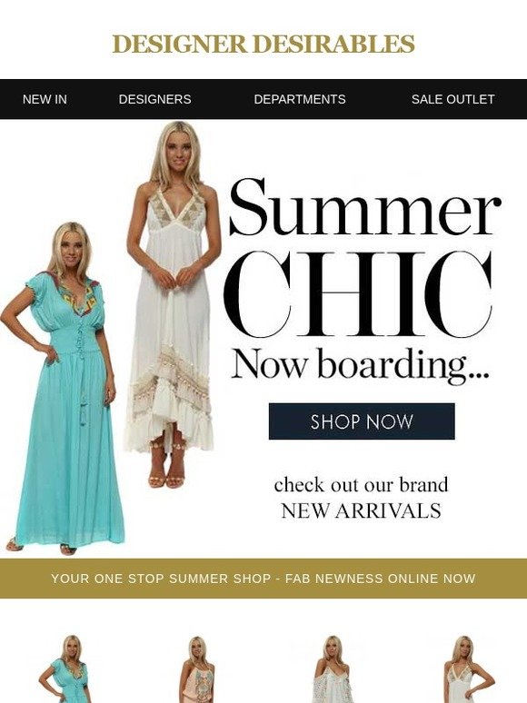 Designer Desirables: Your One Stop Summer Shop - Fab NEWNESS Online Now ...