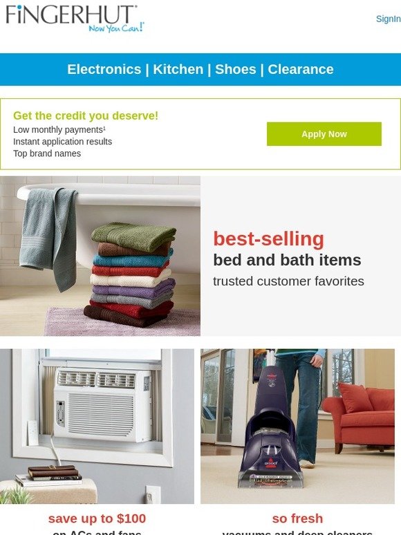 Fingerhut: Fingerhut: BEST-SELLING bed and bath items! | Milled