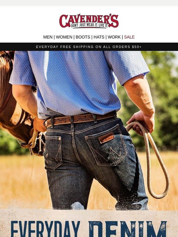 Cavender's: Everyday Denim: Best-Selling Jeans are Here | Milled