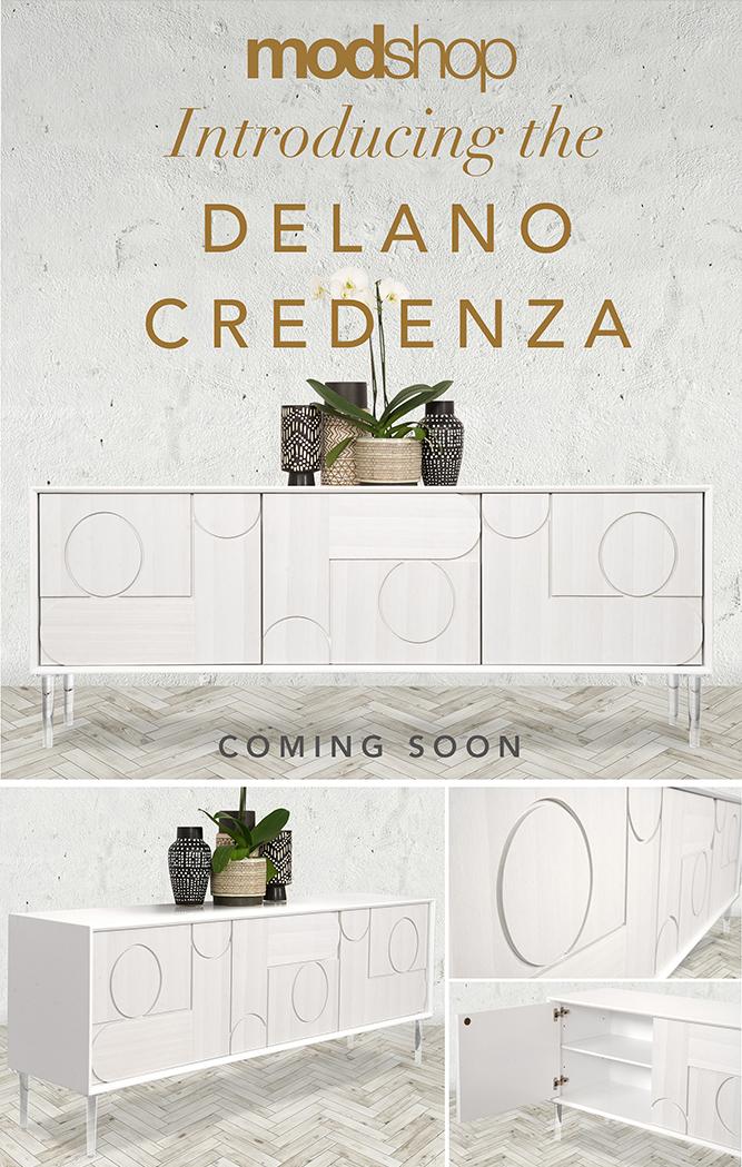 Modshop: Introducing the Delano Credenza! | Milled