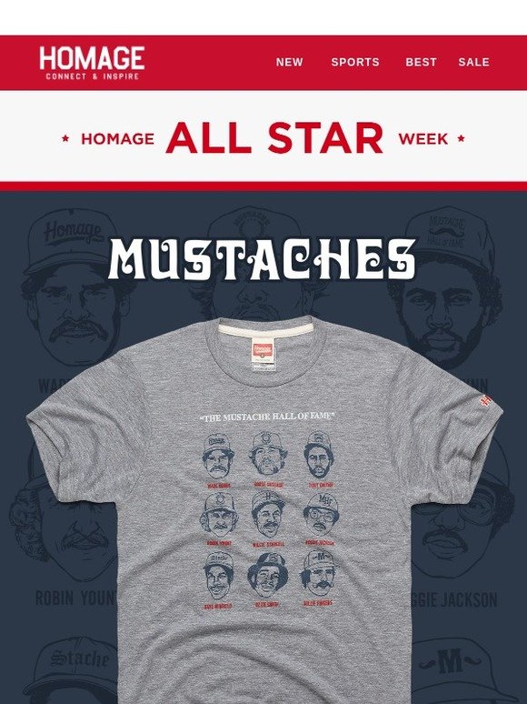 Homage: Introducing the MLB Mustache Hall of Fame. | Milled