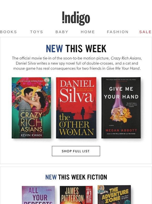 Indigo Books & Music: Hot Off The Press + 40% Off Our Most-Anticipated ...