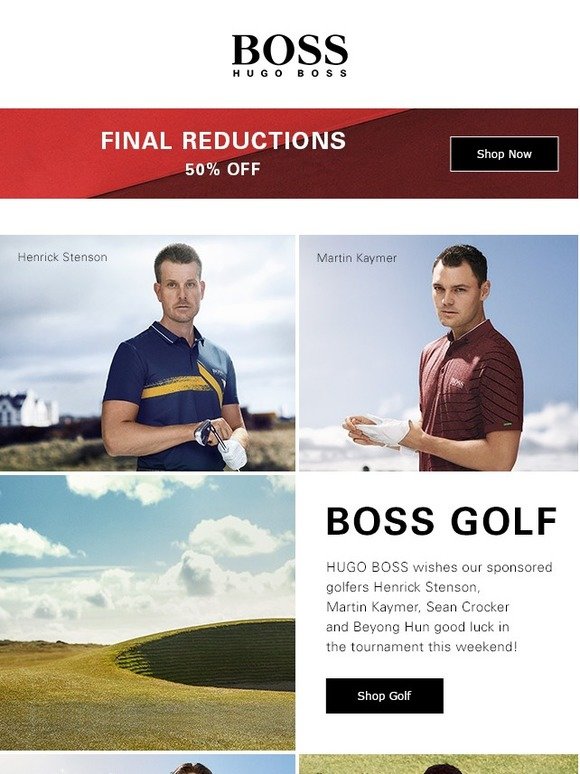 Hugo Boss: Good Luck to Our BOSS Golfers! | Milled