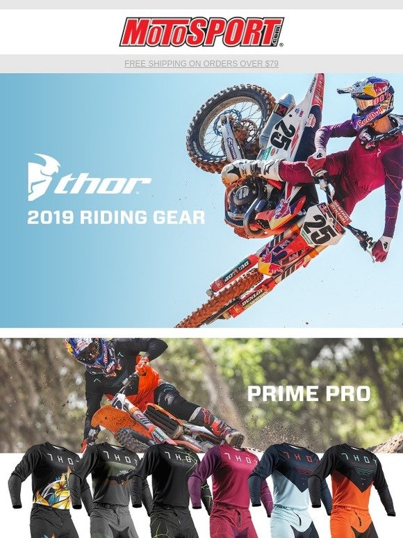 MotoSport: 2019 Thor Riding Gear Is Here | Milled