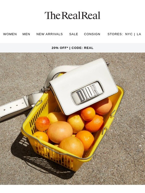 The RealReal: Logo Sale! Logo Sale! | Milled