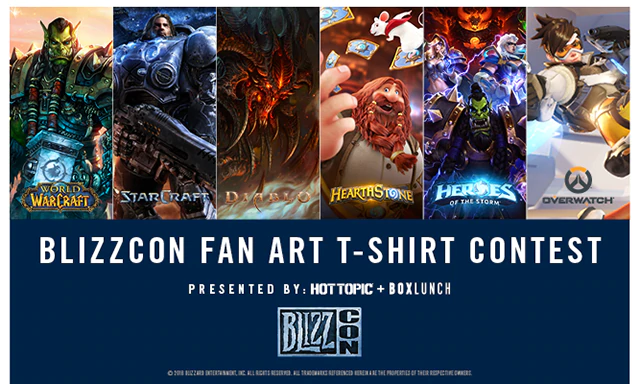 BoxLunch: Gamers & artists: Our BlizzCon Fan Art T-Shirt Contest starts ...
