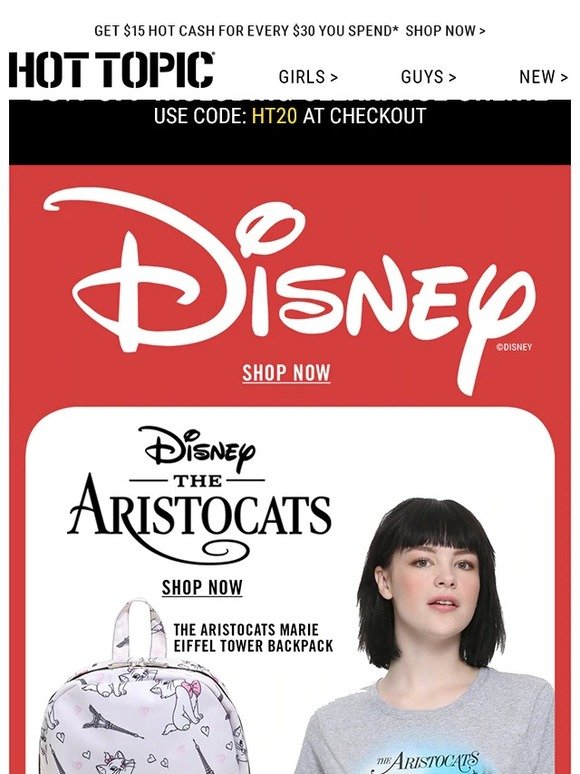 Hot Topic: Head back to class in Disney. | Milled