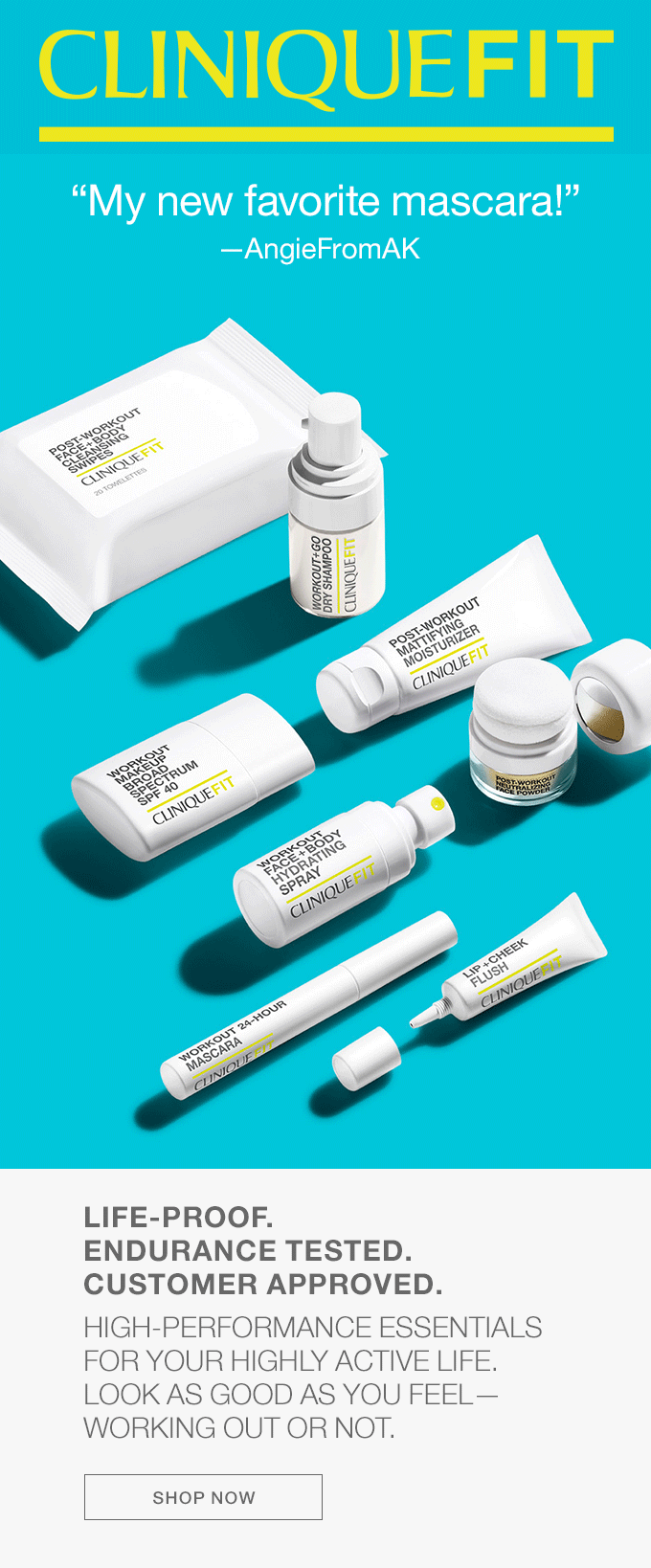 Clinique: CliniqueFIT scores again. FREE makeup kit with purchase. | Milled