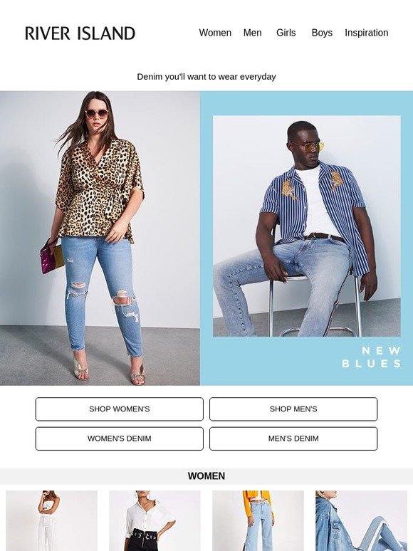 River Island: Dress code: denim | Milled