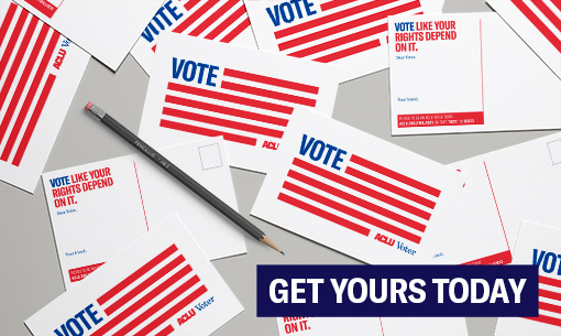 ACLU: Get out the vote - one postcard at a time | Milled