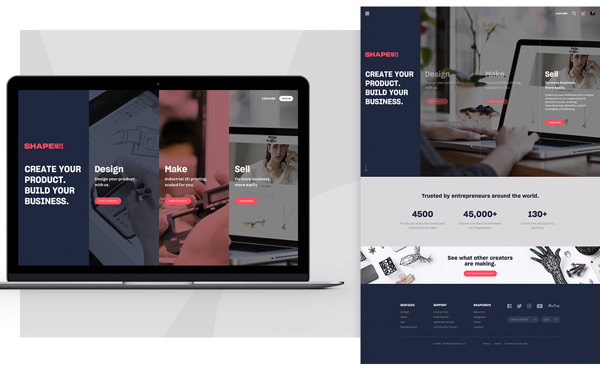 Shapeways: Shapeways.com has a new look | Milled