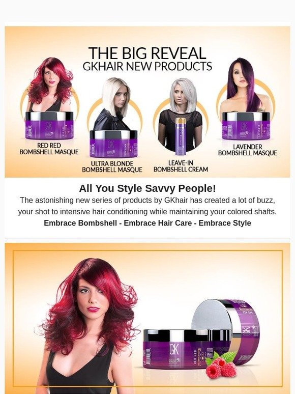 GK Hair: GKhair Unveils Latest from the Jaw Dropping "Bombshell Series ...