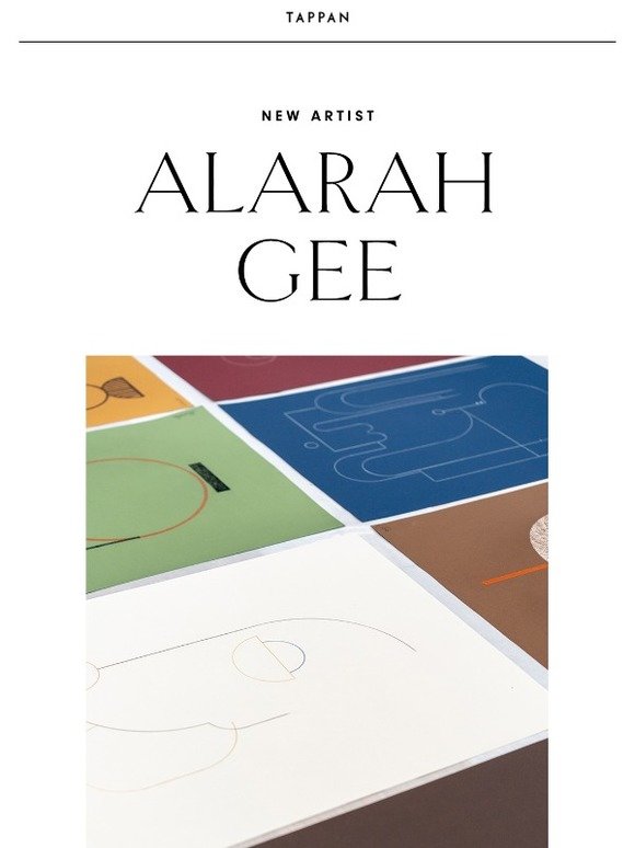 Tappan Collective: NEW ARTIST: Alarah Gee joins the Tappan family | Milled