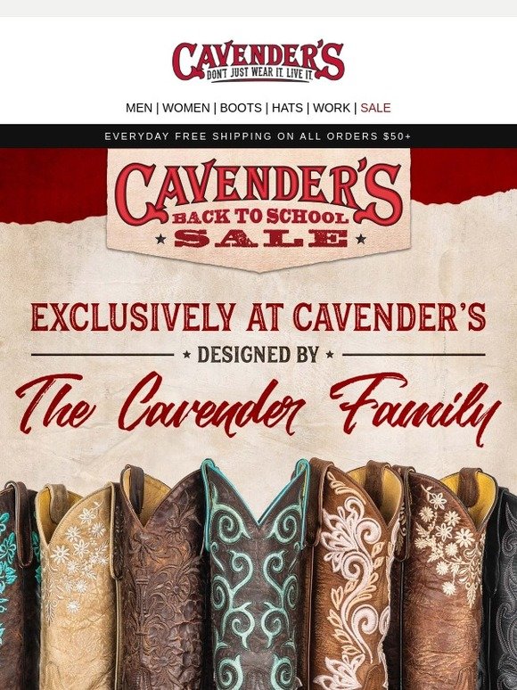 Cavender's: Boots Designed by the Cavender Family | Milled