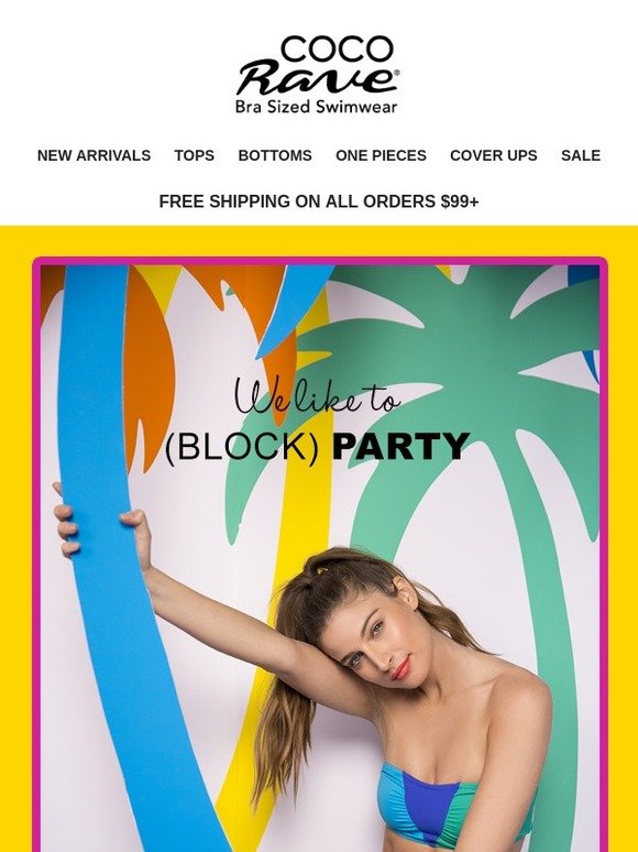 Coco Rave Swimwear: We Like to (Block) Party! | Milled