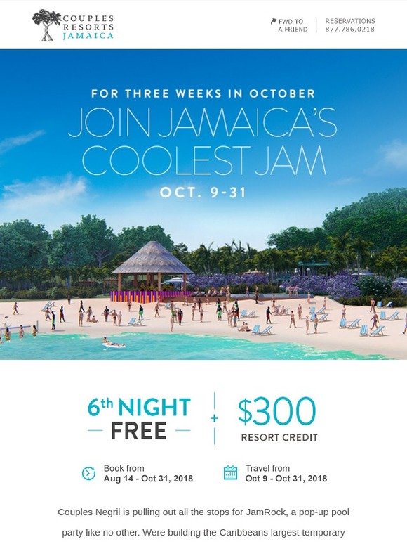 Couples Resorts: JamRock: A pop-up pool party like no other! | Milled