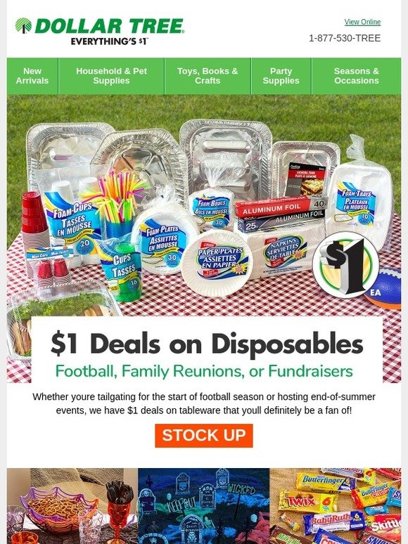 Dollar Tree: $1 Fall Deals You'll Be a Fan of... | Milled