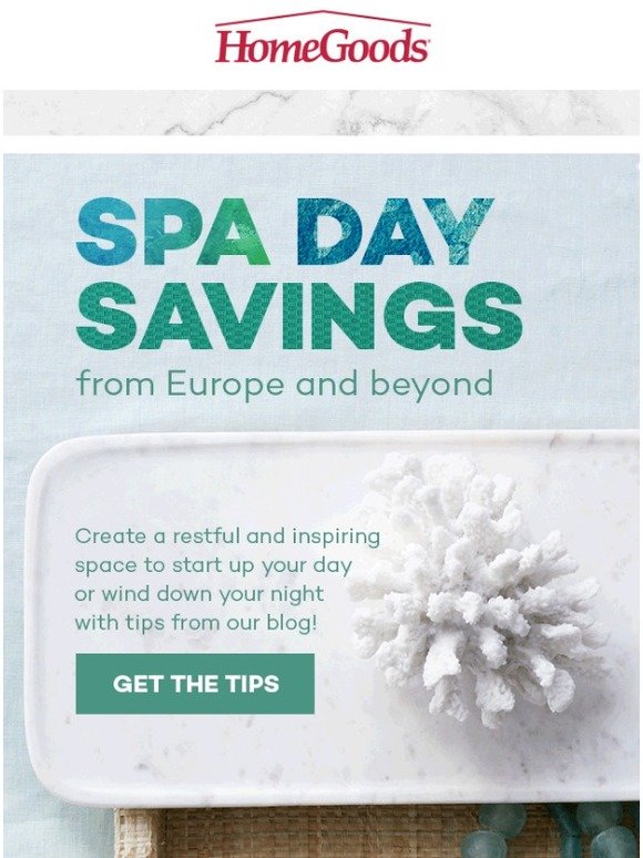 Home Goods: Tips to build a spa staycation. | Milled