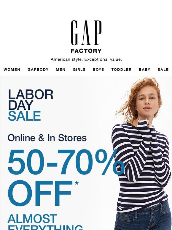 Gap Factory: Logo you need now—at prices you'll love | Milled