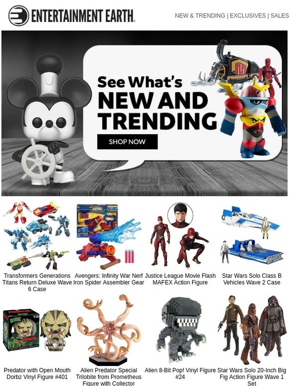 Entertainment Earth: Power Rangers, Cyclops, and Mickey’s 90th Birthday ...