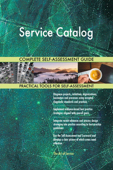 The Art of Service: Service catalog Standard Requirements: | Milled