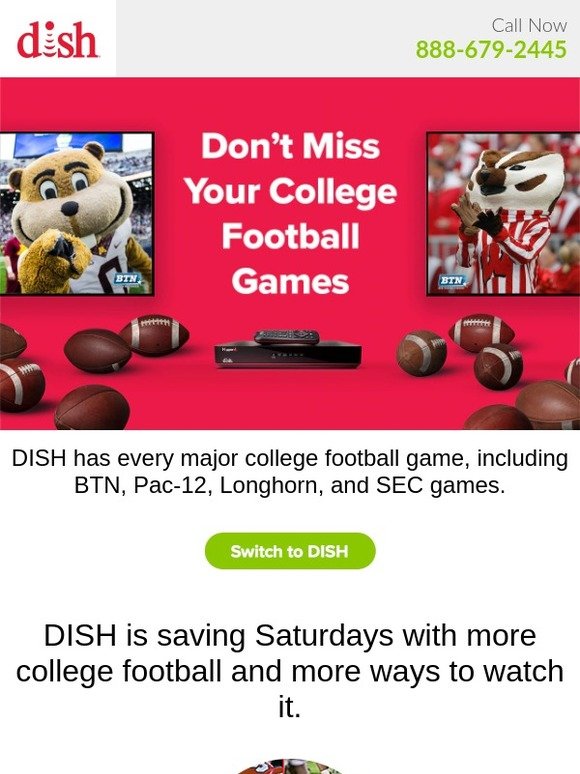 Dish Network: Football Is Coming, Get Ready With DISH! | Milled
