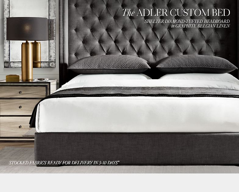 Restoration Hardware: The Perfect Custom Bed. In Multiple Styles ...
