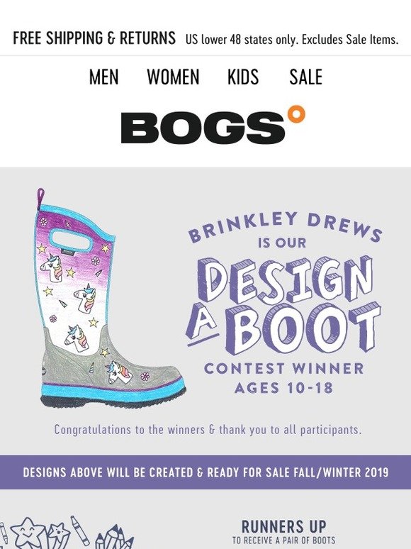 Bogs Footwear: BOGS° Design a Boot Contest Winners | Milled