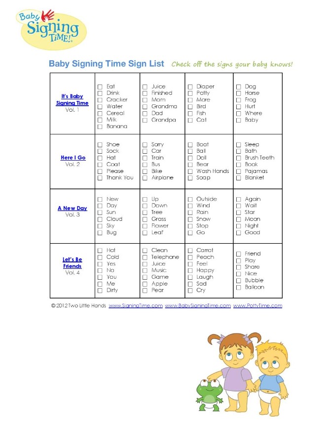 Two Little Hands: Signing Time Welcome Series #2: How signing boosts ...