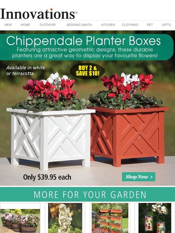 Innovations: Chippendale Planter Boxes - An attractive addition to your ...