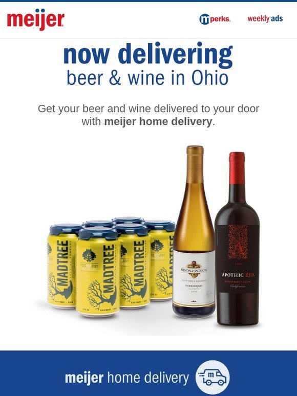 Meijer: Now delivering beer & wine in Ohio | Milled