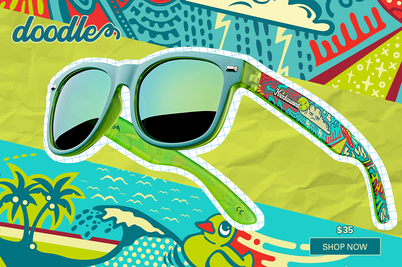 Knockaround: 🖊 Limited Edition Doodle Fort Knocks—now available! | Milled