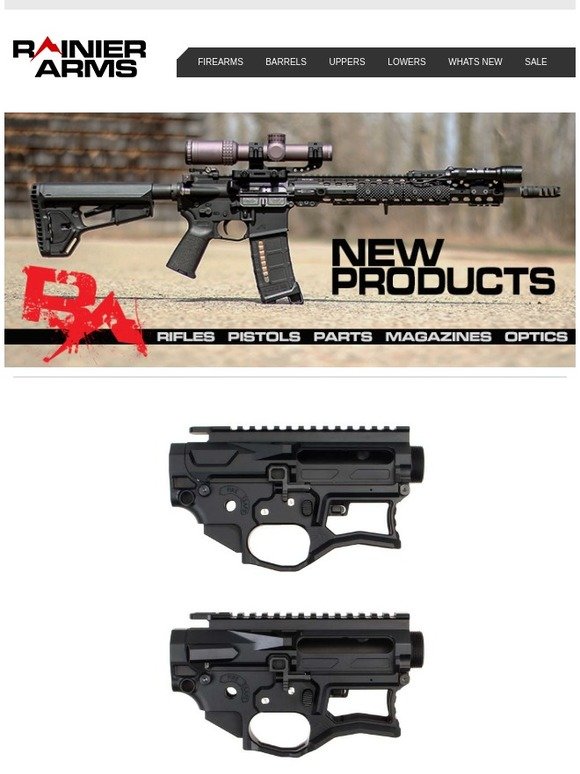 Rainier Arms: New Products and Weekend Sale! | Milled