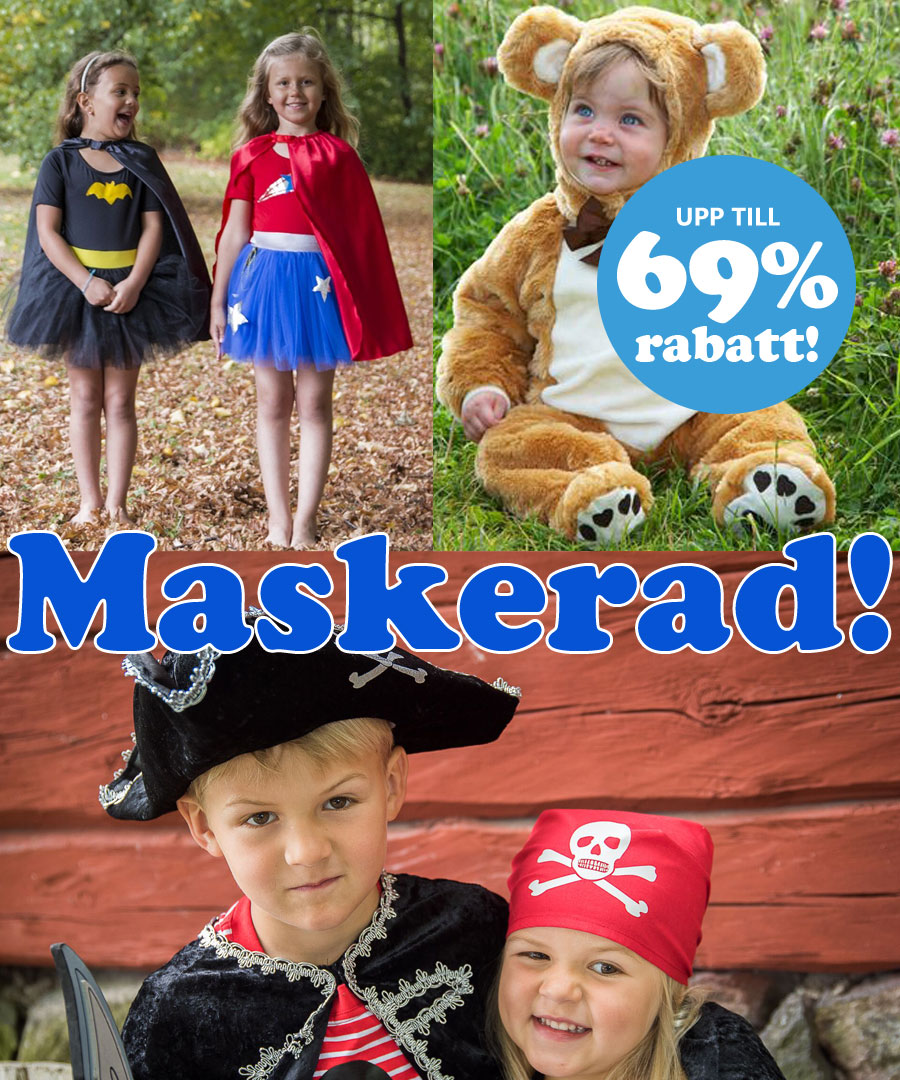 Stor&Liten: 💙 Bamse - Upp till 34% rabatt! 🎈 Nyhet: Pippi-kalas! 👻 ...