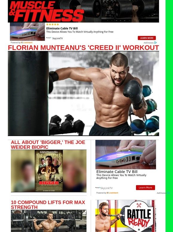 Muscle and Fitness: Florian Munteanu's 'Creed II' Workout | Milled